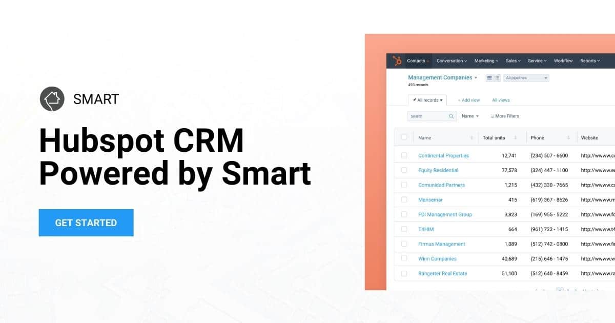 Hubspot CRM Integration | Smart Apartment Data